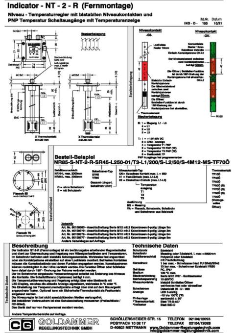 Indicator - IND - Goldammer Regelungstechnik