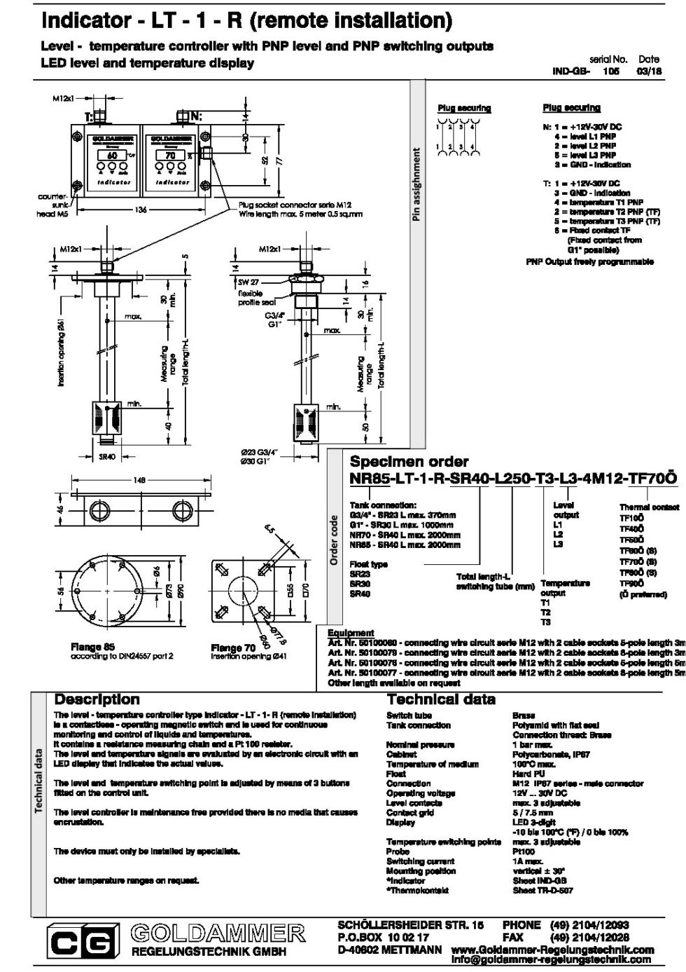 Indicator - IND - Goldammer Regelungstechnik