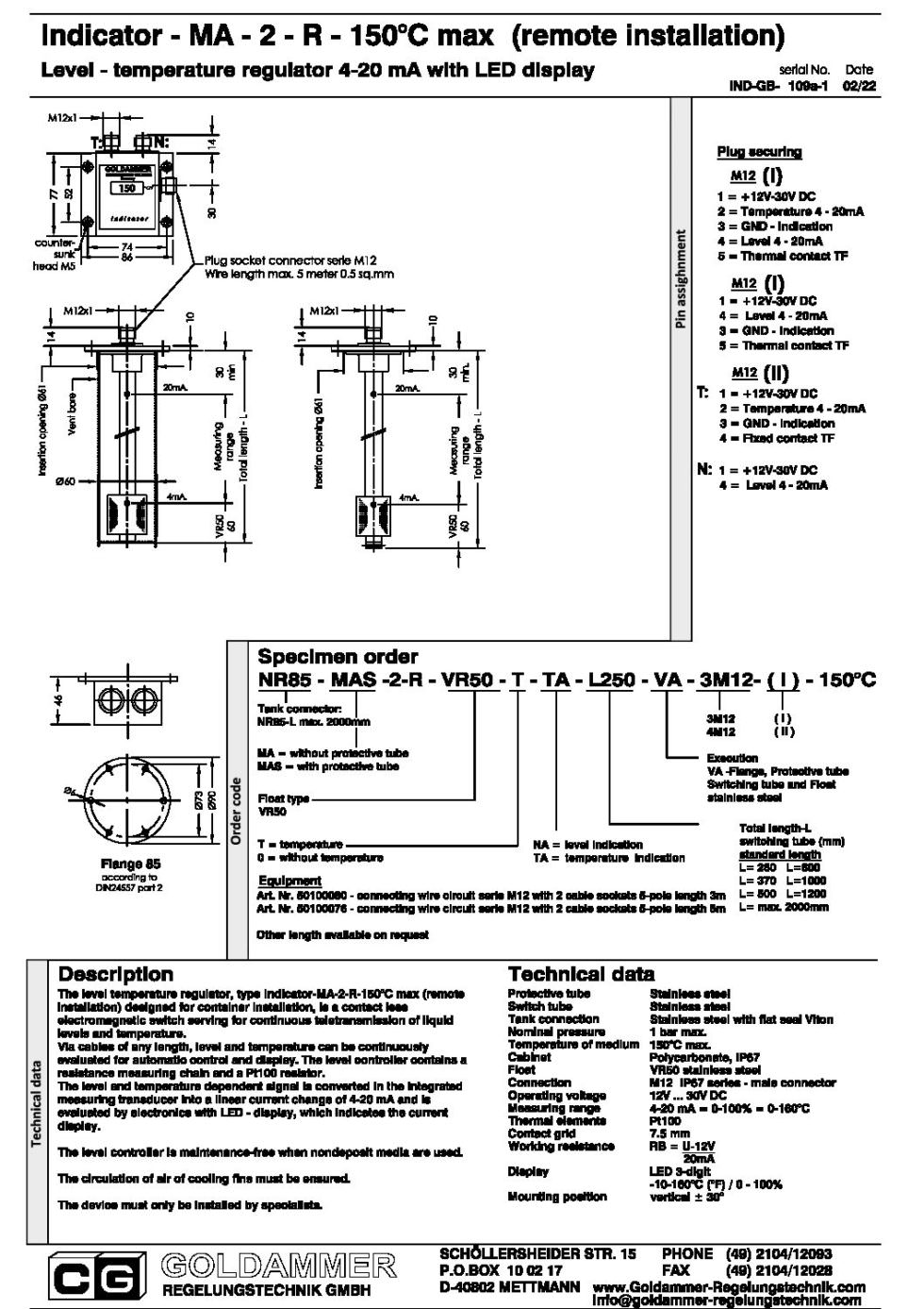 Indicator - IND - Goldammer Regelungstechnik