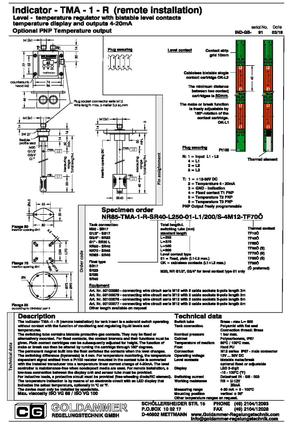 Indicator - IND - Goldammer Regelungstechnik