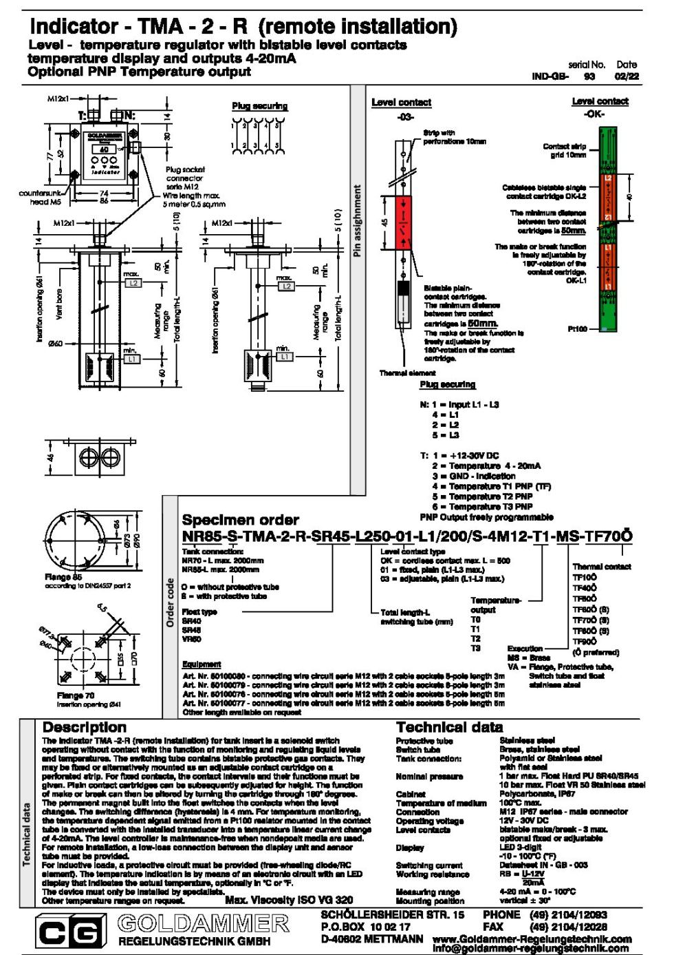 Indicator - IND - Goldammer Regelungstechnik